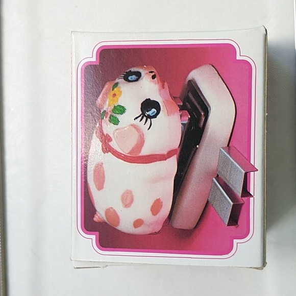 Office | Vintage Miss Petite Piggy Stapler 1983 New In Box Staples ...